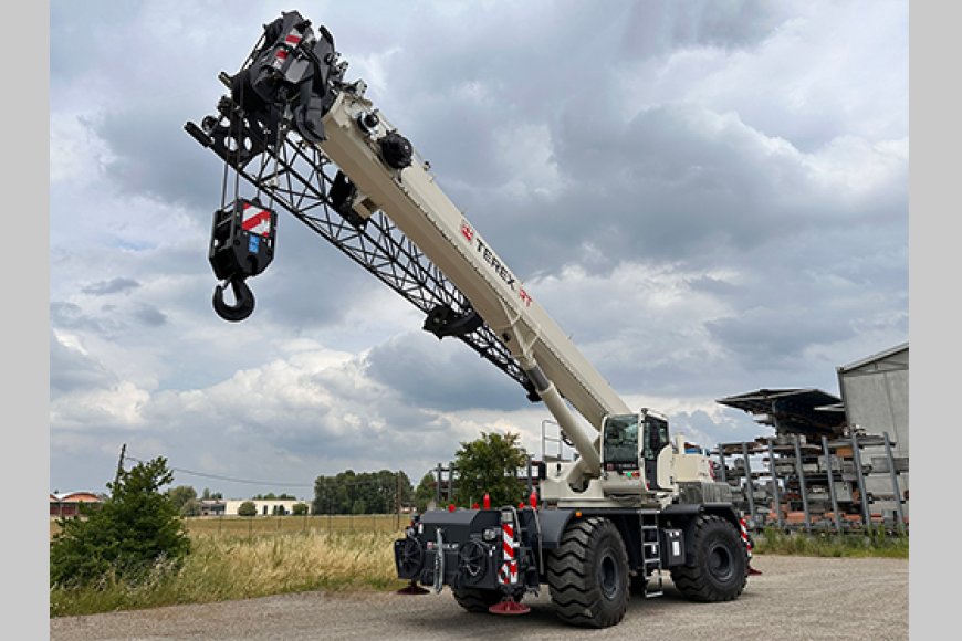 Enhance Performance With The New Terex TRT 80L Rough Terrain Crane