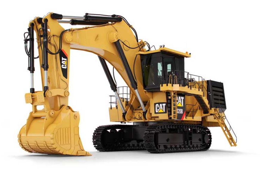 CAT 6030 Giant Caterpillar Excavator Starts Works At Mountsorrel