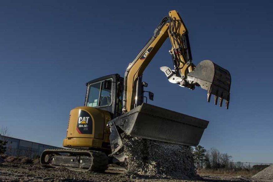 Caterpillar’s new 304.5E2 XTC is half excavator, half skid steer