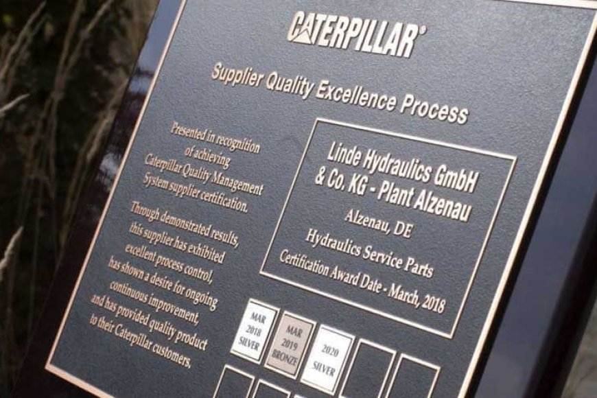 CATERPILLAR’S SQEP CERTIFICATION FOR LINDE HYDRAULICS